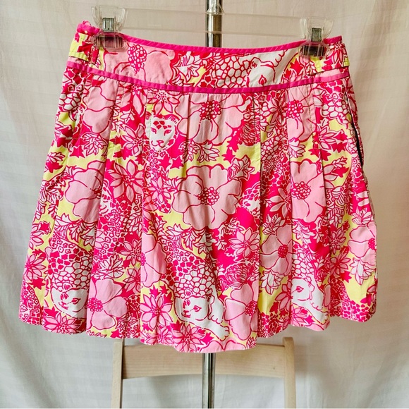 Lilly Pulitzer | Skirts | Vintage Lilly Pulitzer Pleated Skirt Skort ...